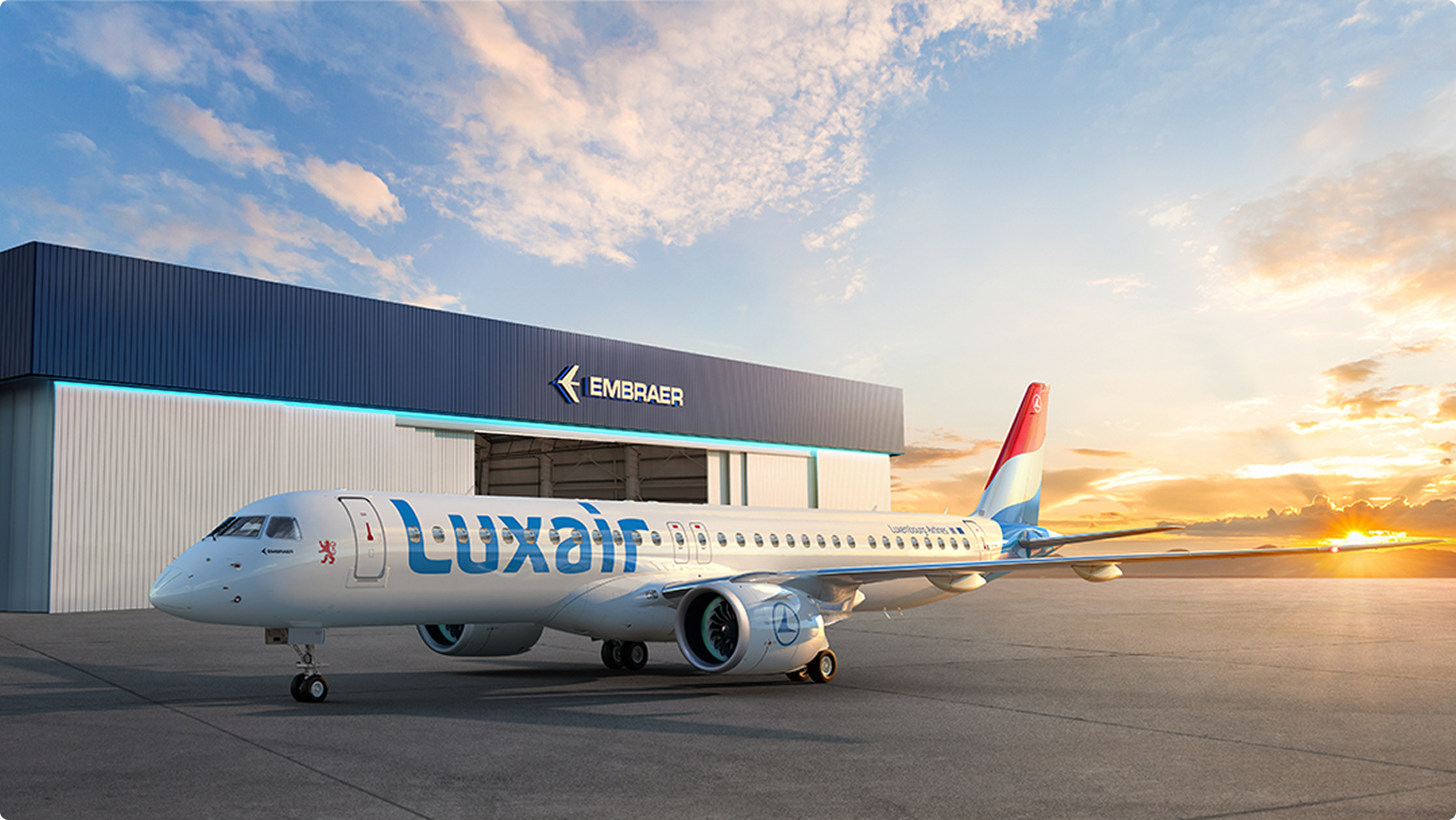First Embraer E195-E2 | Luxair