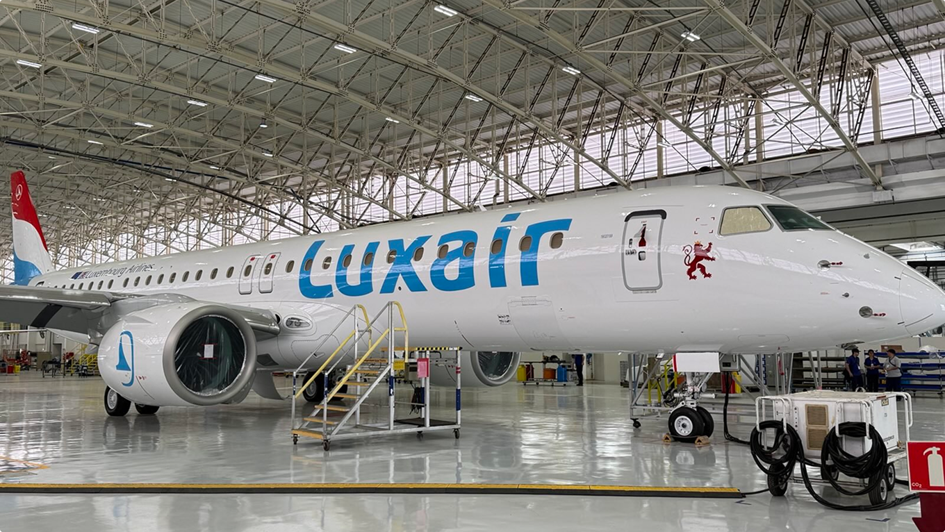 First Embraer E195-E2 | Luxair